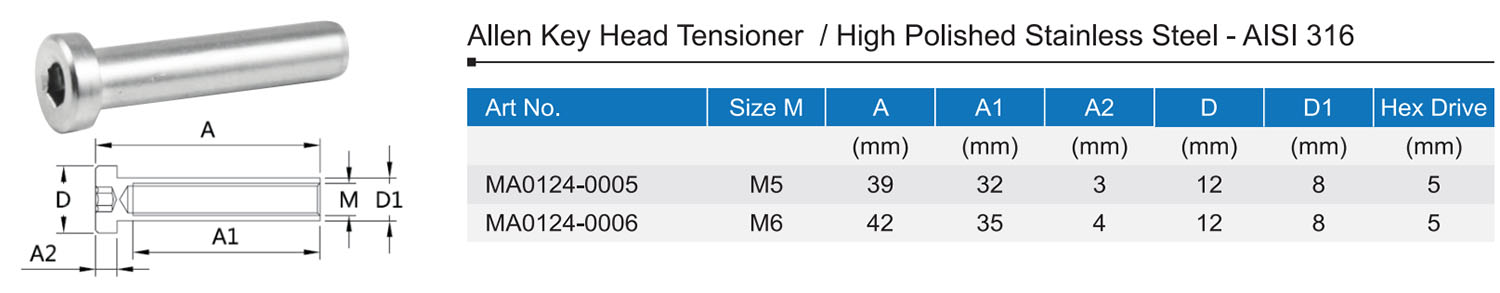 Allen Key Head Tensioner - Professional supplier of stainless steel ...