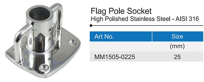 Flag Pole Socket - Professional supplier of stainless steel products ...