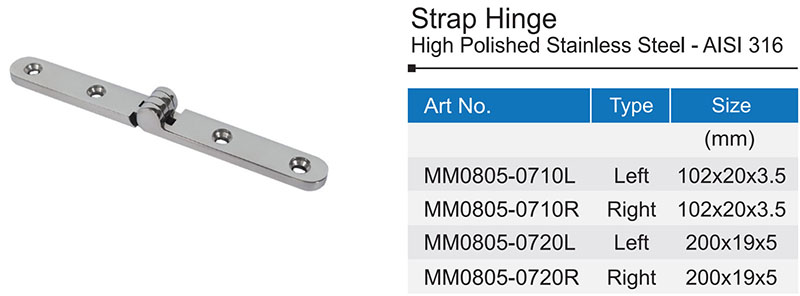 Strap Hinge - Professional supplier of stainless steel products for ...
