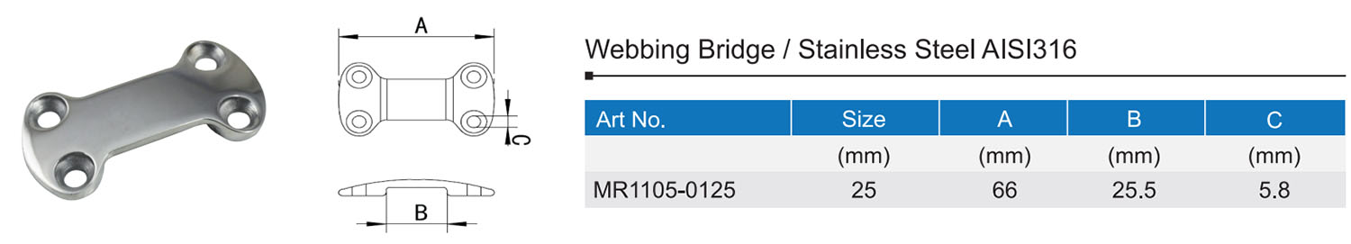 Webbing Bridge - Professional supplier of stainless steel products for ...